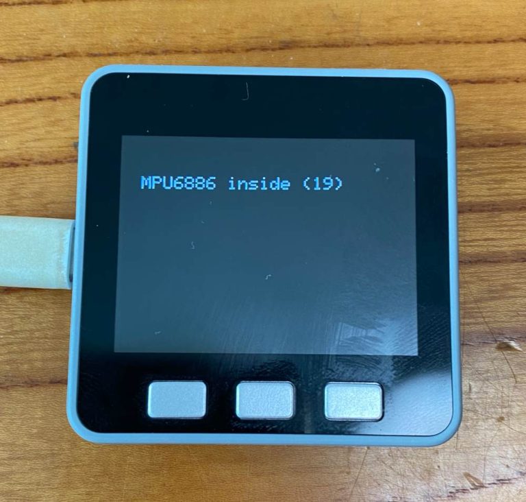 M5stack grayのIMUの違い – Blowing in the wind