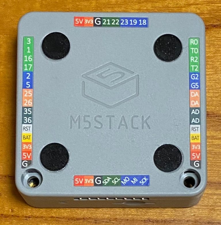 M5stack grayのボディ固定ネジ – Blowing in the wind